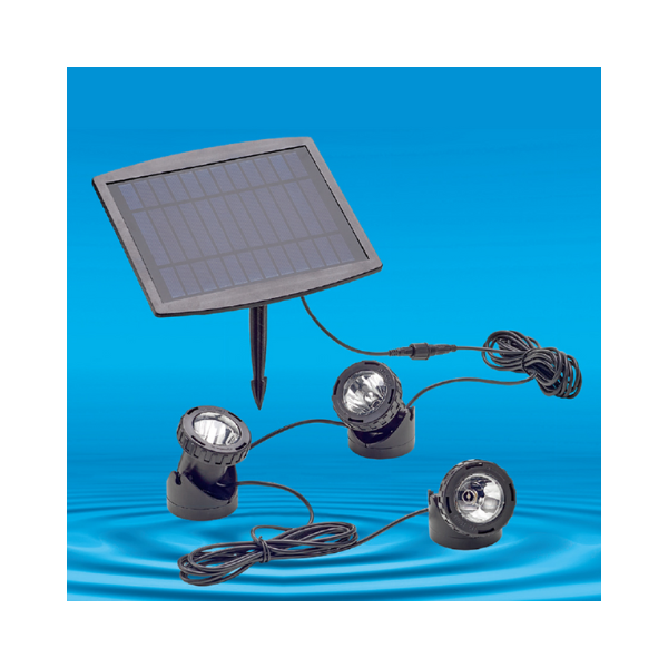 Kit 3 luces led con panel solar – Skyish